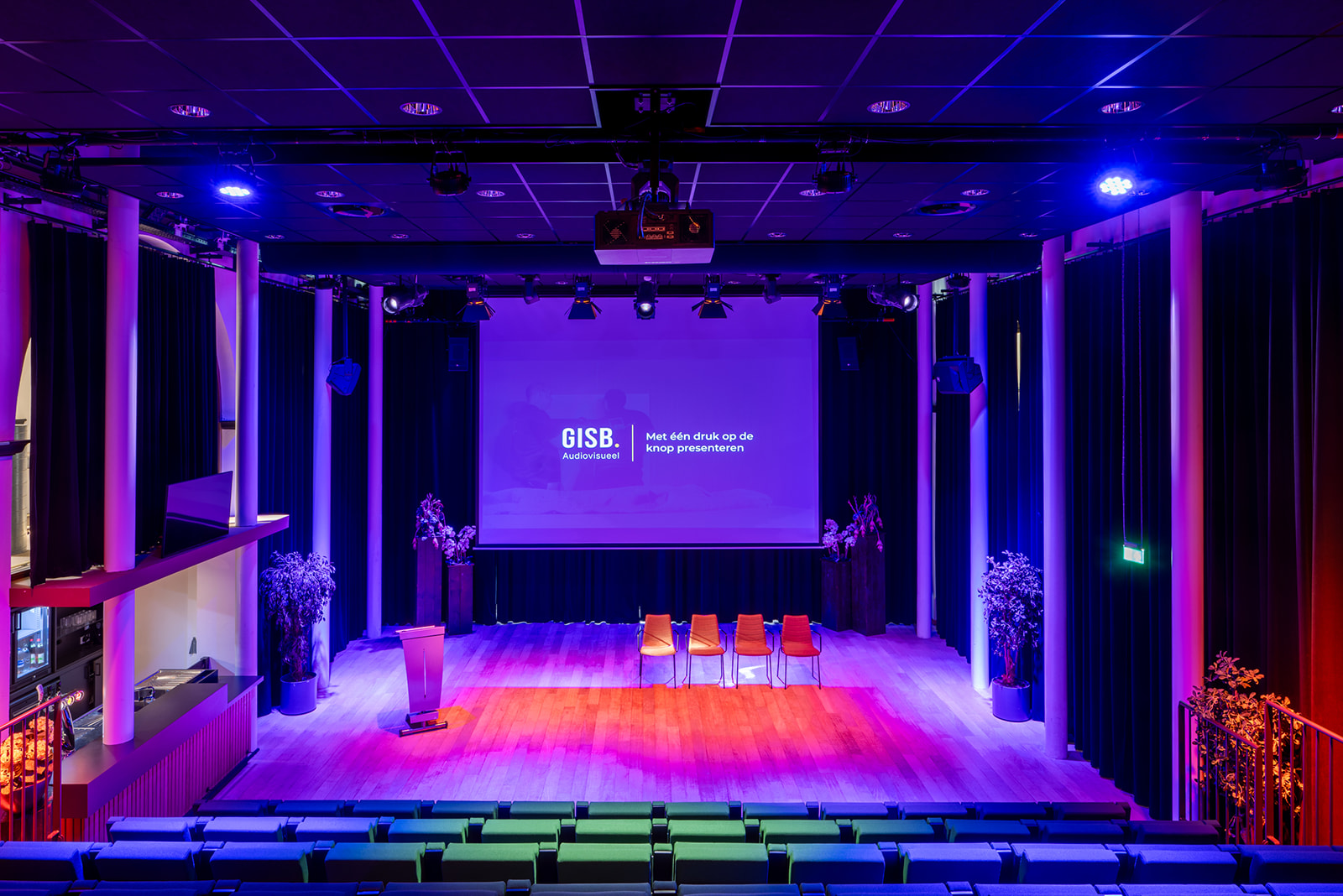 Audiovisuele middelen in een multifunctionele accommodatie | GISB